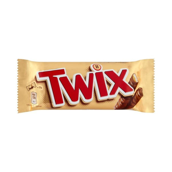 Twix 2 x 25g Bars (25 Pack) – B & B Vending